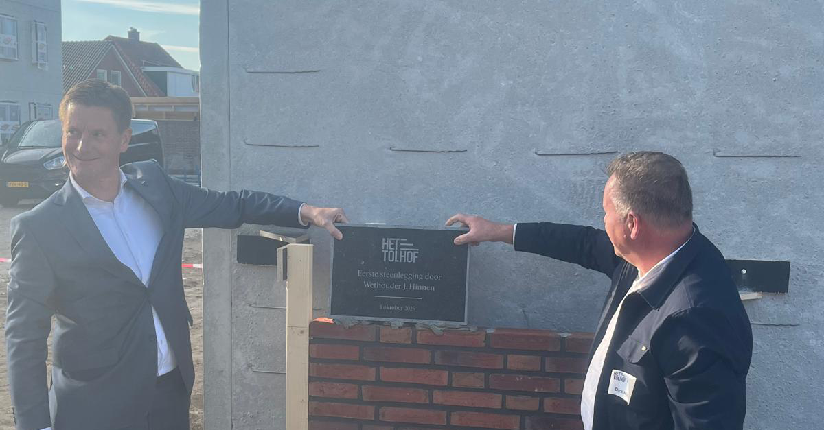 Officiële start bouw Het Tolhof | Goossen Te Pas